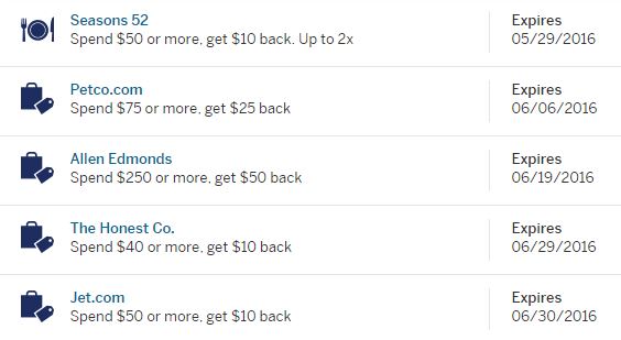 Saving with American Express Amex Offers! - AcCounting Your Points