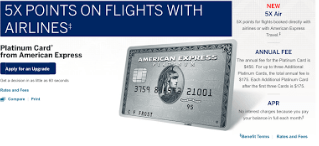 amex-plat-5x - AcCounting Your Points