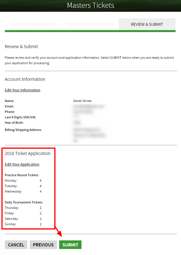 The 2018 Masters Tournament Tickets - Enter the Masters Ticket Lottery ...